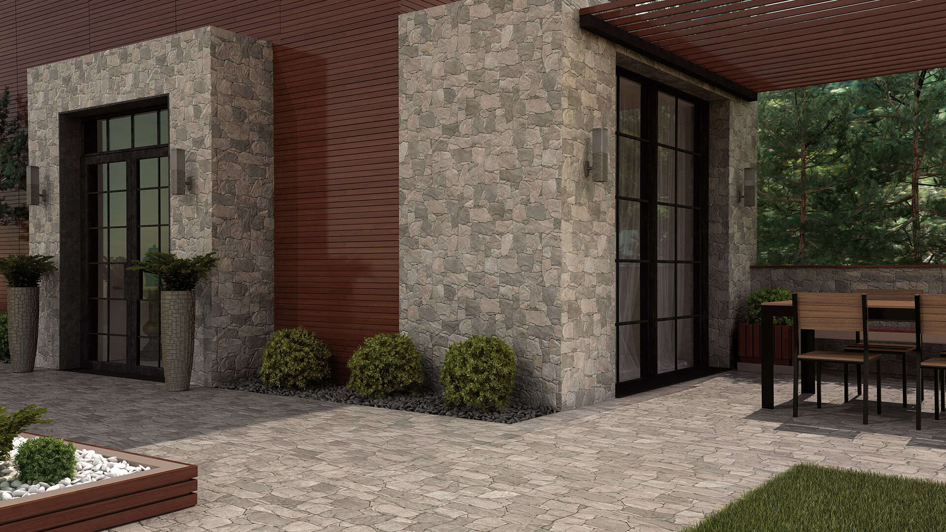 Vulcano Superior Dry-Stone Wall Tile